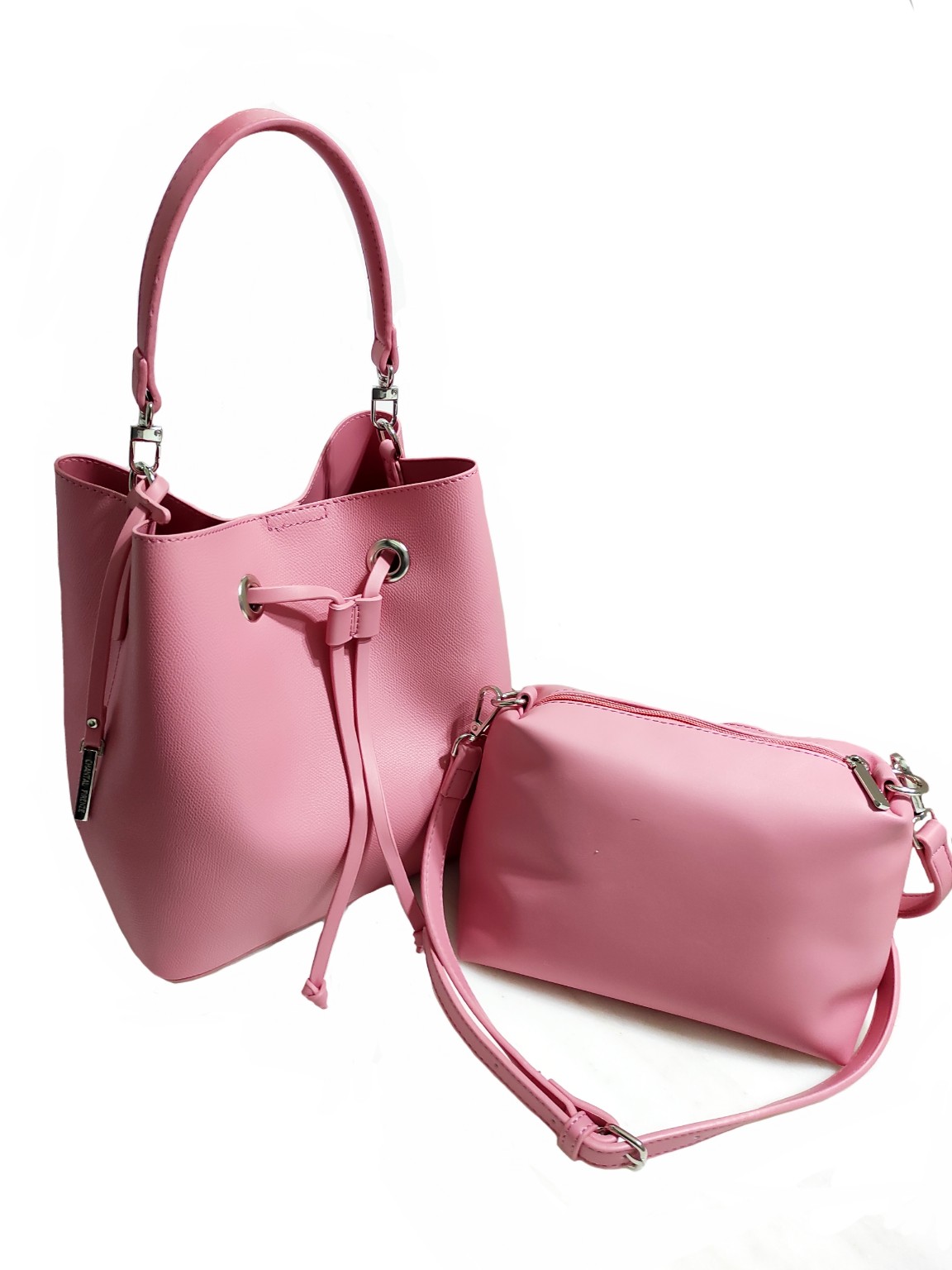 ΓΥΝΑΙΚΕΙΑ ΤΣΑΝΤΑ ΡΟΖ ΧΡΩΜΑ ΣΕΤ ΜΕ ΝΕΣΕΣΕΡ - etsantaki.gr